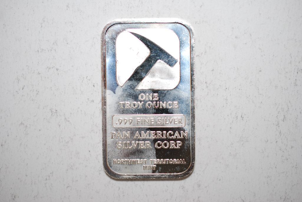 Pan American Silver Corp. Silver Ingot; Northwest Territorial Mint ...