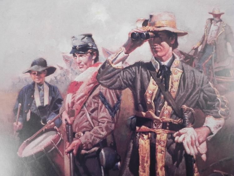 The Last Cavalier Civil War Don Prechtel Art Print