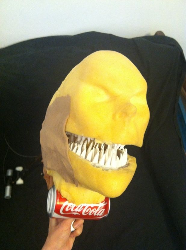 EVIL DEMON PUPPET ANIMATRONIC HEAD PROTOTYPE HORROR PROP