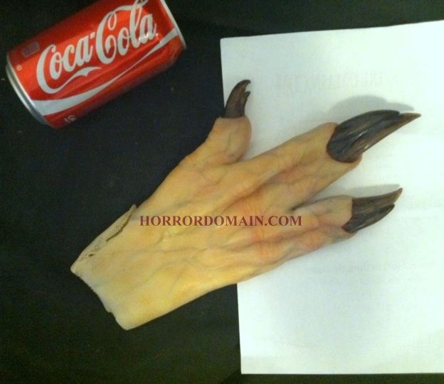 CHARMED SILICONE DEMON CREATURE HAND HORROR PROP