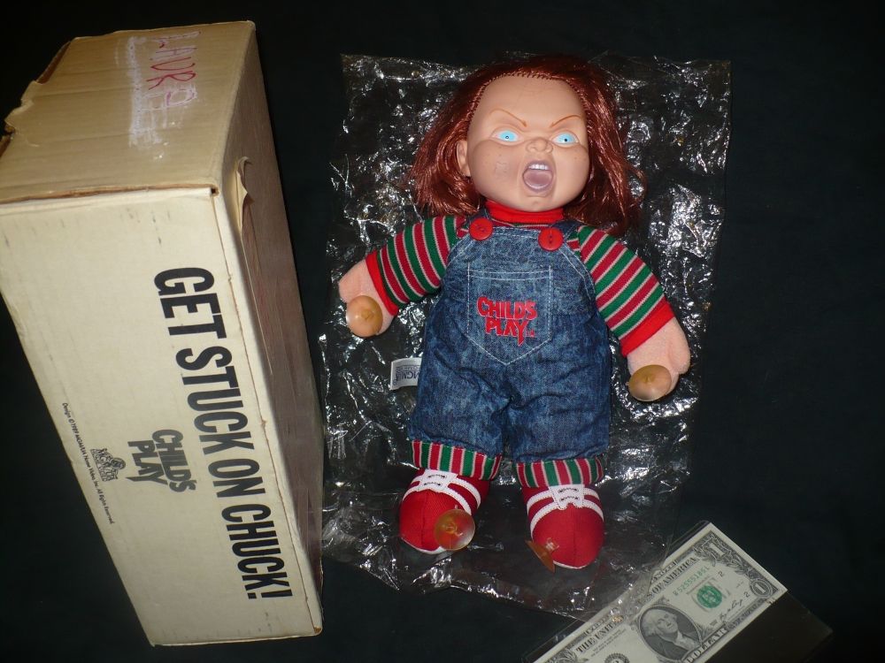 VERY FIRST CHILD'S PLAY 1 CHUCKY DOLL MINT IN ORIGINAL BOX WITH PLASTIC BAG