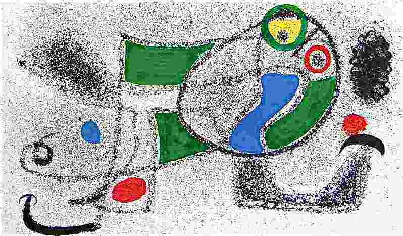 Miro Original Lithograph, 1968