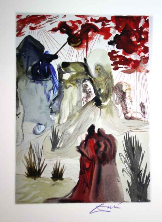 Salvador Dali Woodblock 1960
