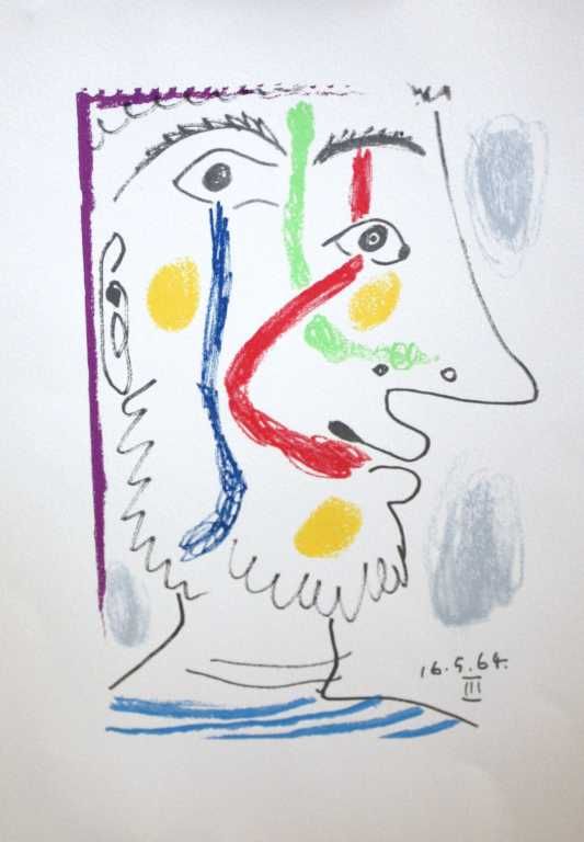 Pablo Picasso Lithograph 1964