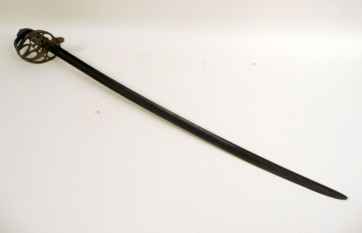 Sword and Sheath with Bone Handle and Helmet Finial , 20th C., N9ENAD