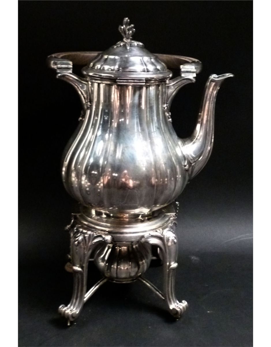 Six Piece Cartier France Sterling Silver Tea Service, 20th C., N9ENBN