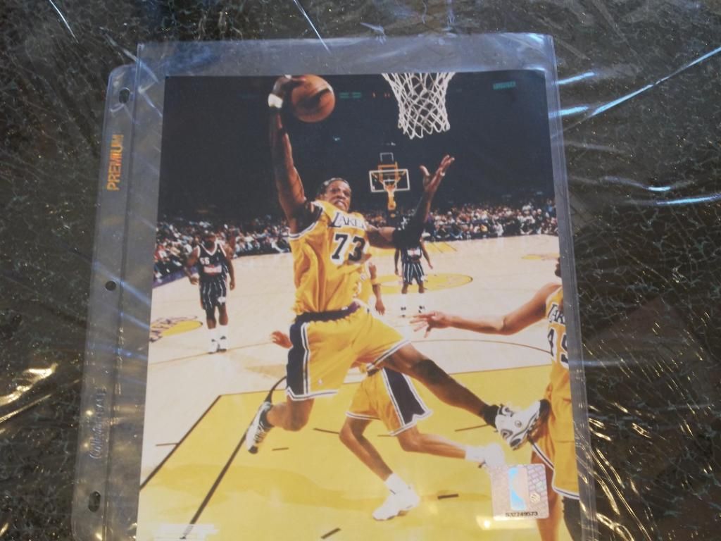 Lakers official photo, Dennis Rodman #73