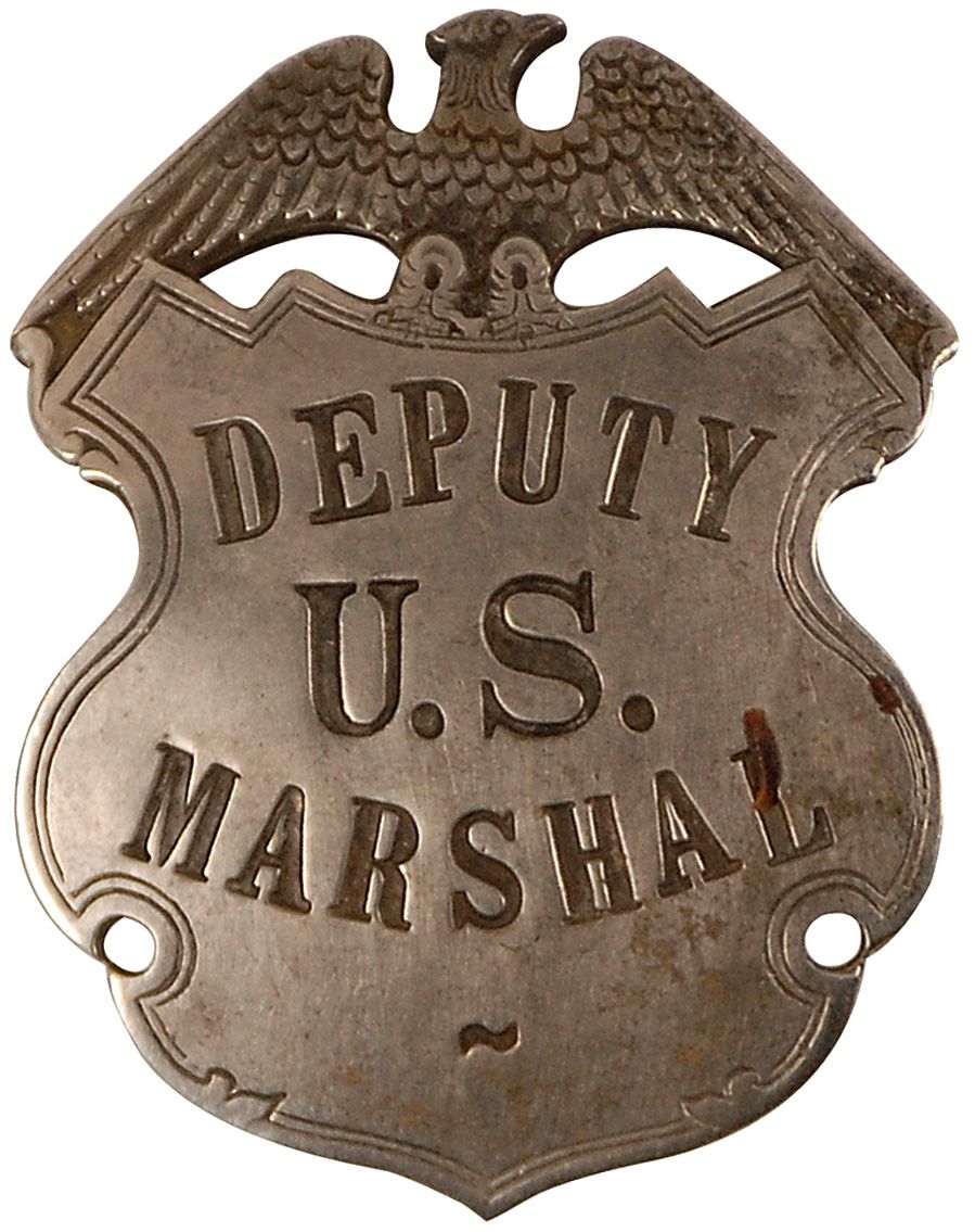 Pat Garrett Deputy US Marshal Badge, Derringer, and Coin Purse