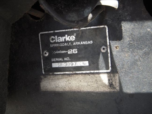 Clark Vision 26 Walk Behind Floor Scrubber