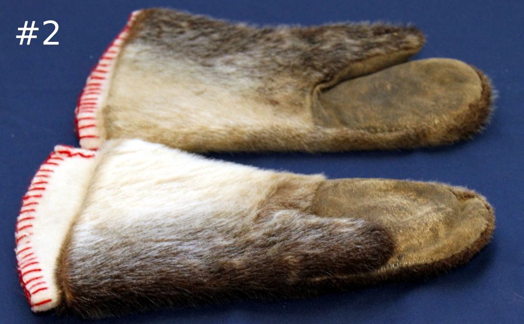 Inuit Indians Leopard Seal Skin Gloves