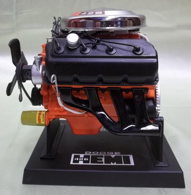 Scale Model 426 Hemi Head Dodge Engine