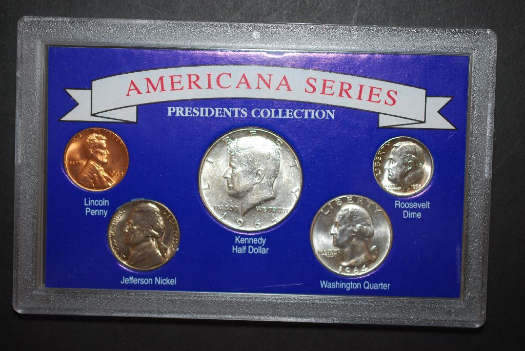 Americana Series-Presidents Collection Coin Set With COA Included; 1964 ...