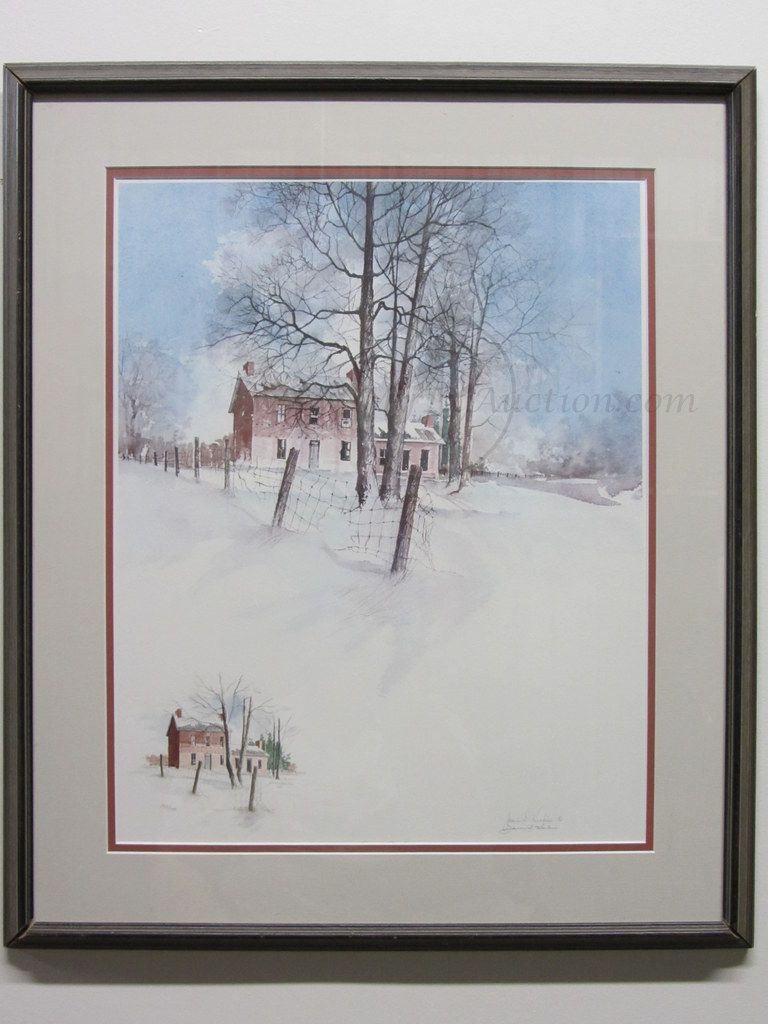 James D. Werline 'Country Winter'