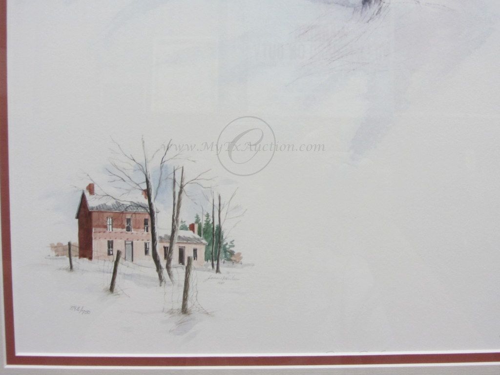 James D. Werline 'Country Winter'