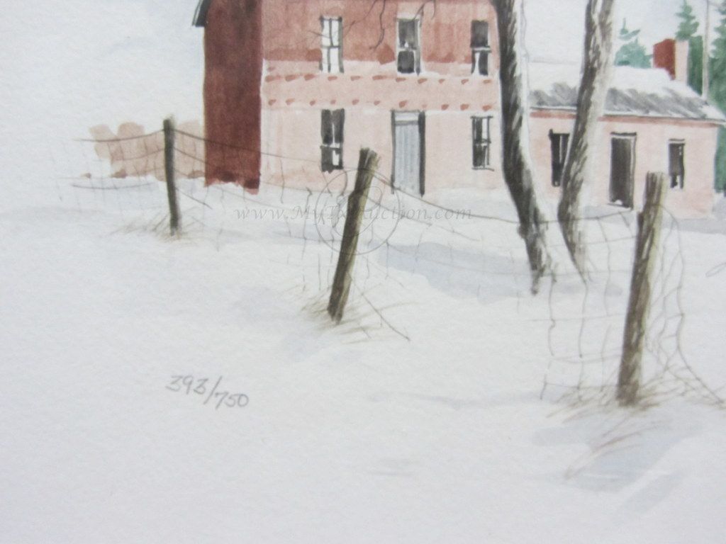 James D. Werline 'Country Winter'