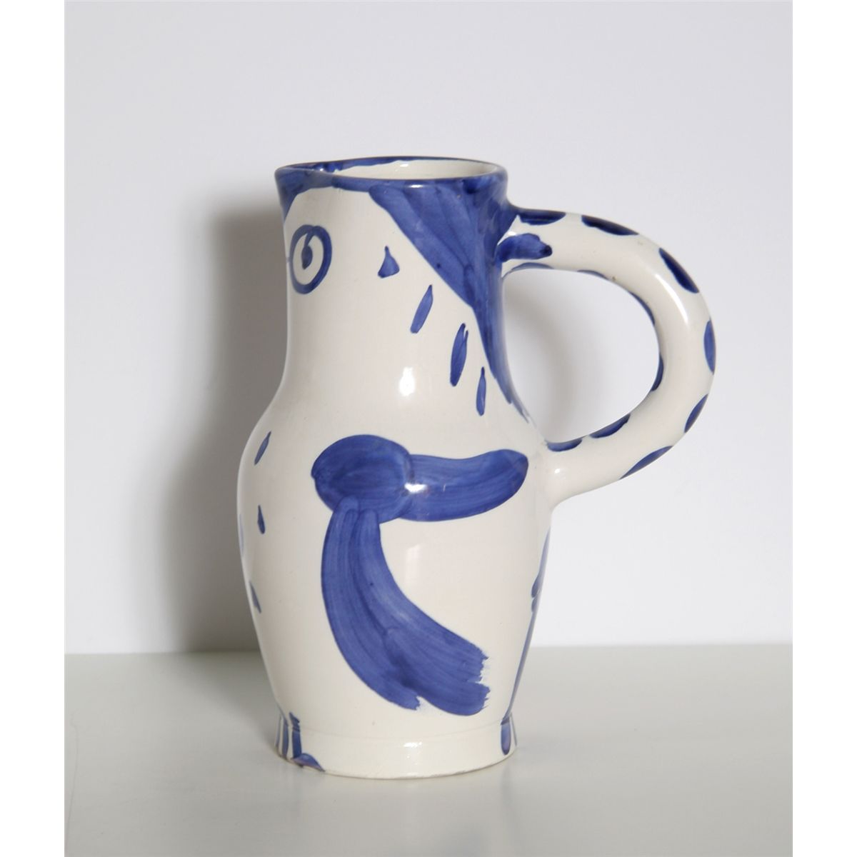 Pablo Picasso, Owl, Turned Ceramic Pitcher