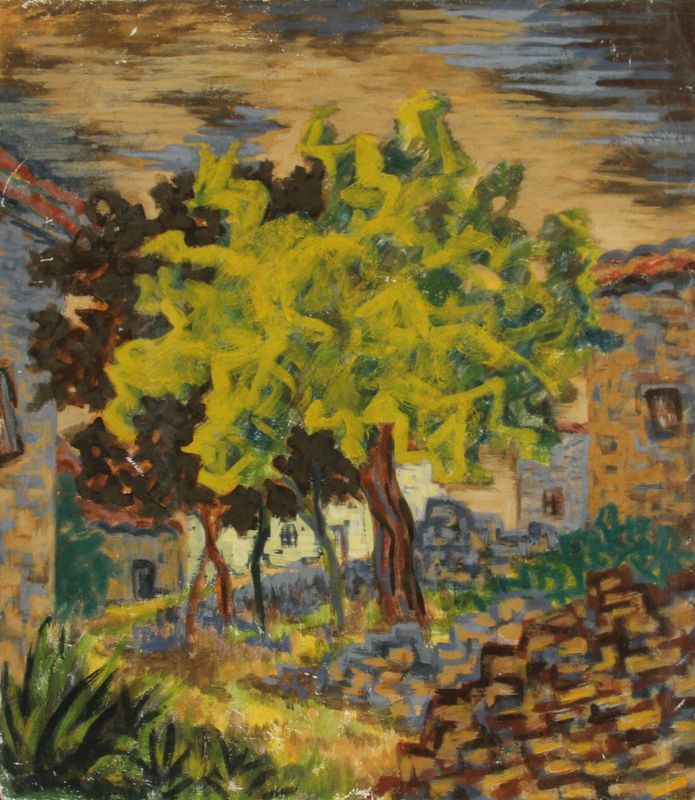 Laurent Marcel Salinas, L'Arbe, Oil Painting