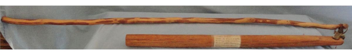 Grain flail, Made by Francis M Weldon on Spring Creek prior to 1887