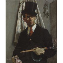 George Collie RHA (1904-1975) - SELF PORTRAIT, c.1930-1940s