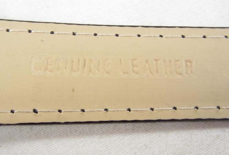 GERMAN NAZI SS WRIST WATCH W/ LEATHER BAND