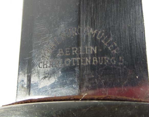 RARE GERMAN NAZI NPEA ENLISTED MANS STUDENT DAGGER W/ SCABBARD