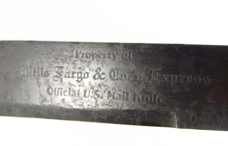 OLD WEST WELLS FARGO & COMPANYS EXPRESS MAIL KNIFE