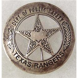 OLD WEST TEXAS RANGERS DEPARTMENT OF PUBLIC SAFETY COWBOY ERA LAW BADGE