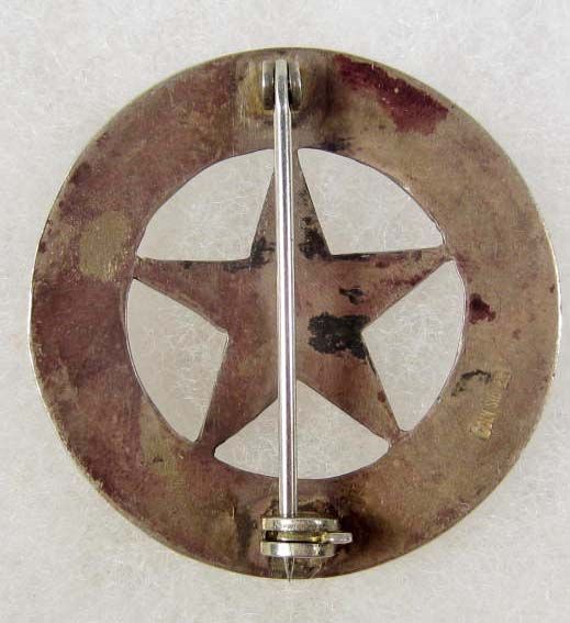 OLD WEST TEXAS RANGERS DEPARTMENT OF PUBLIC SAFETY COWBOY ERA LAW BADGE