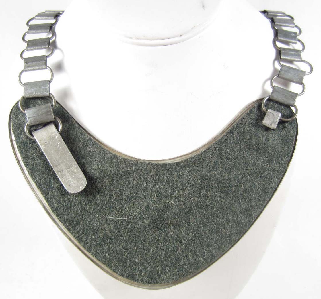 GERMAN NAZI LUFTWAFFE FELDGENDARMERIE GORGET W/ CHAIN