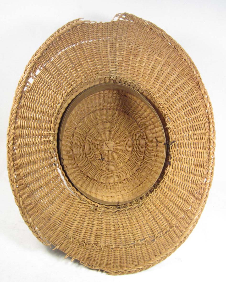 RARE GERMAN NAZI WAFFEN SS AFRIKA KORPS WICKER PITH HELMET