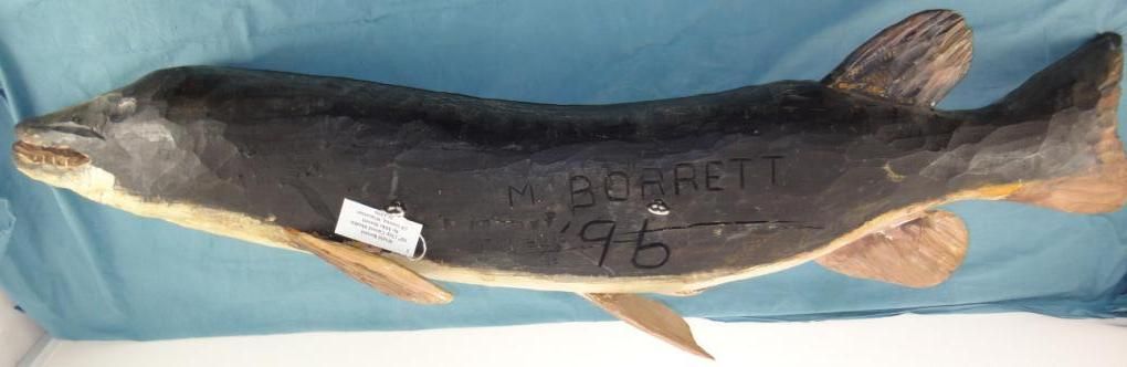 Full Size Chip Carved Wooden Muskie