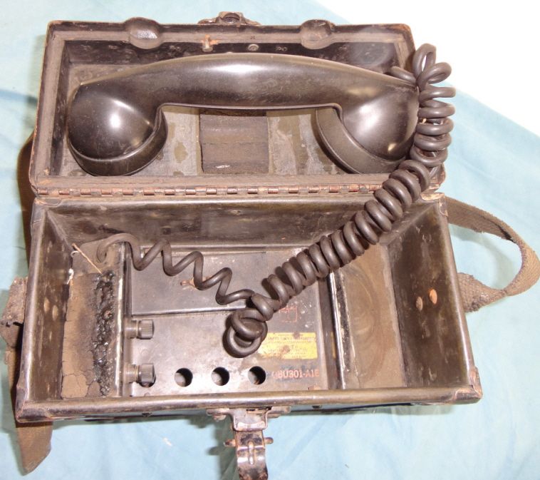 Hand Crank Railroad Telephone