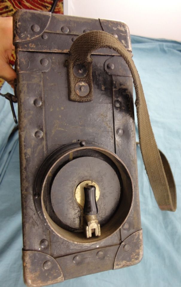 Hand Crank Railroad Telephone