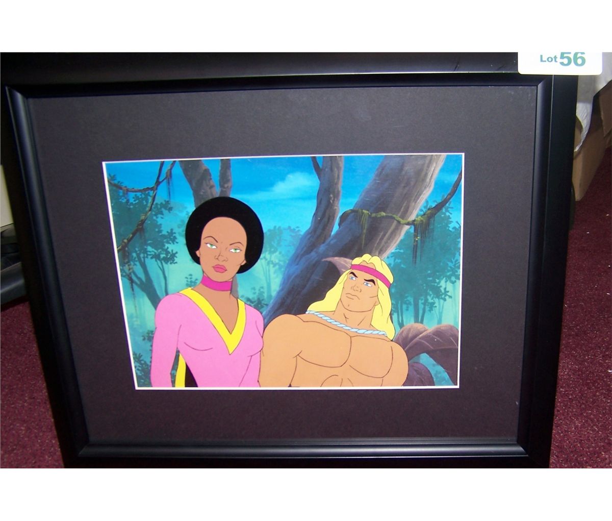 "FREEDOM FORCE SPACE SENTINELS" ORIGINAL 1970'S CARTOON CEL AND ...
