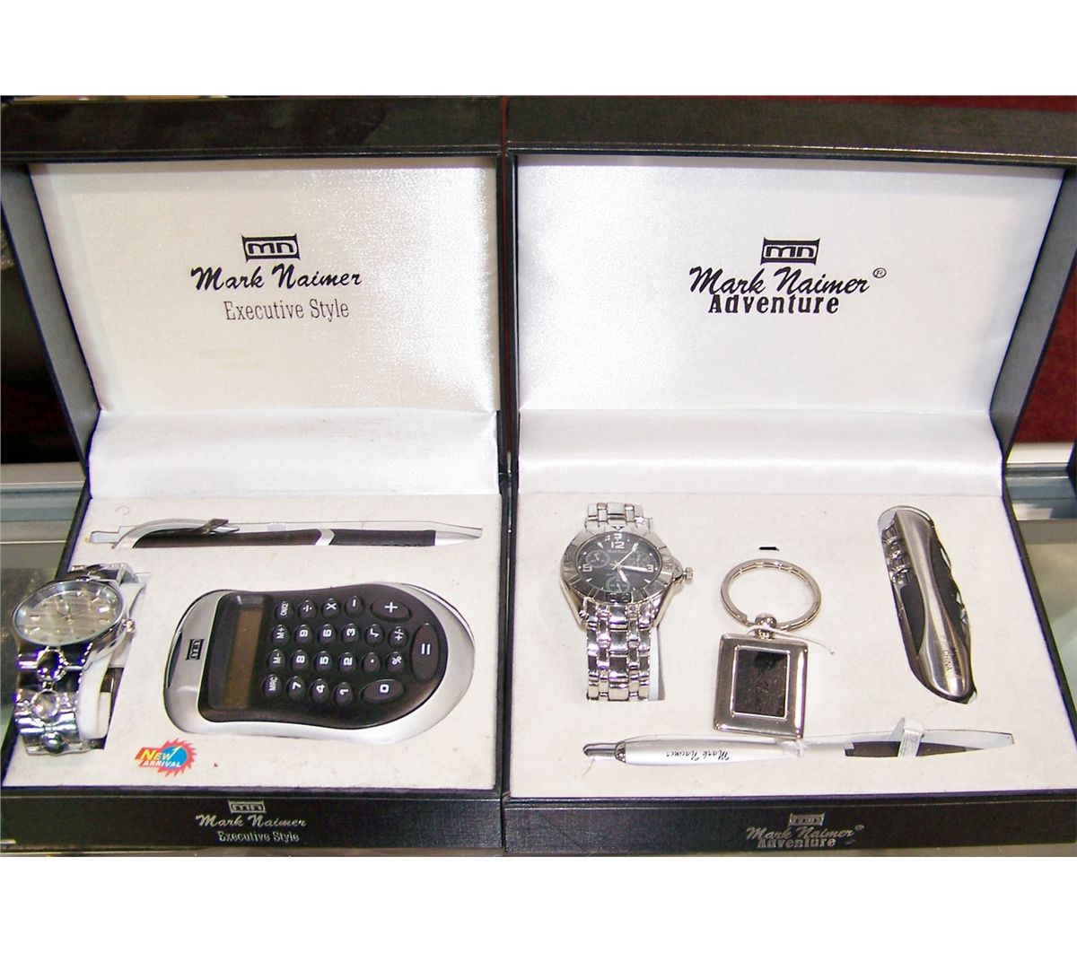 (2X$) Mark Naimer Executive Style and Adventure Watch Sets