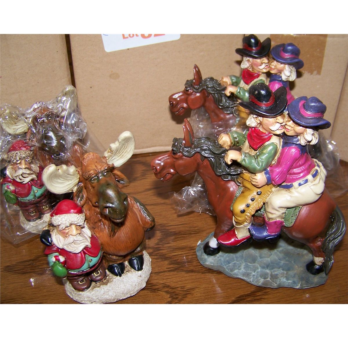 SIX RICK ROWLEY STATUES