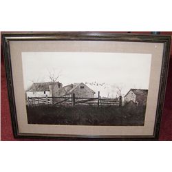 Andrew Wyeth Framed Fine Art Print Signed Lower Right