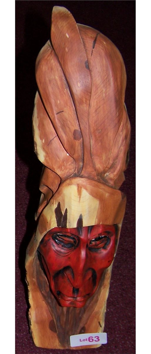 "FIRE PLAYER" RICK ROWLEY SCULPTURE FROM THE LOST WOODSMAN STUDIO, 2003 ...