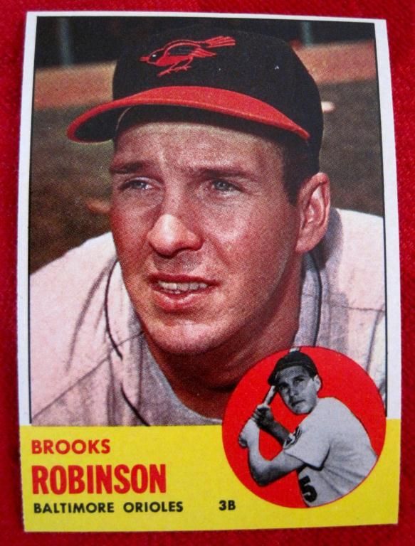 1963 Topps #345 Brooks Robinson Baseball Card