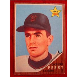 1962 Topps #199 Gaylord Perry Rookie Baseball Card