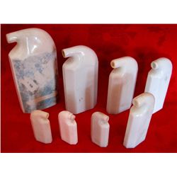 Lot of 1890's Odol Tooth Powder Dispenser Bottles