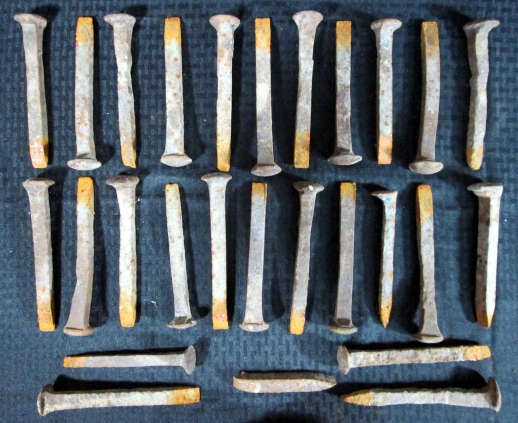 Lot Of Antique Railroad Spikes