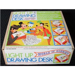 Walt Disney Light Up Drawing Desk