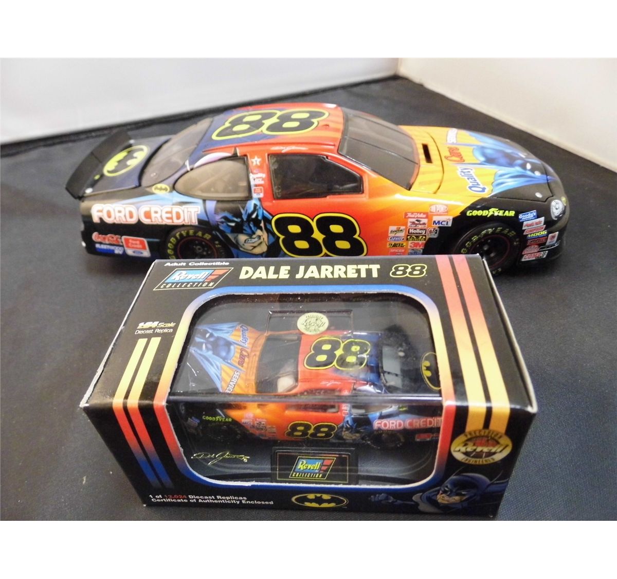 2 - Revell #88 Dale Jarrett "BATMAN" 1/24 & 1/64 1998 Ford Taurus ...