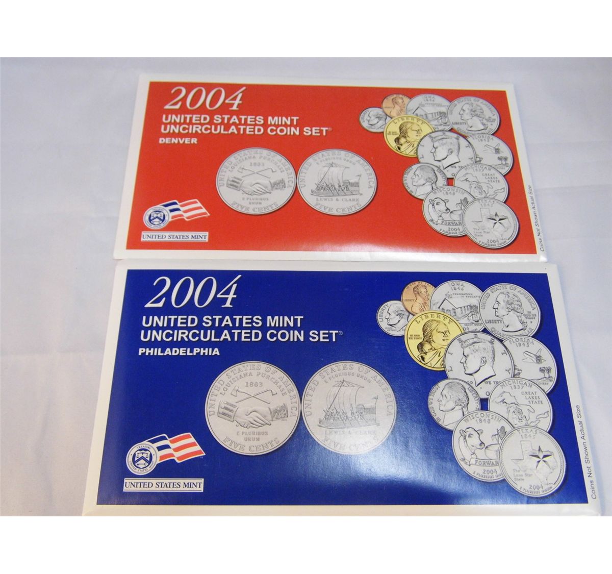 2004 US Mint Uncirculated Coin Set - Denver & Philadelphia