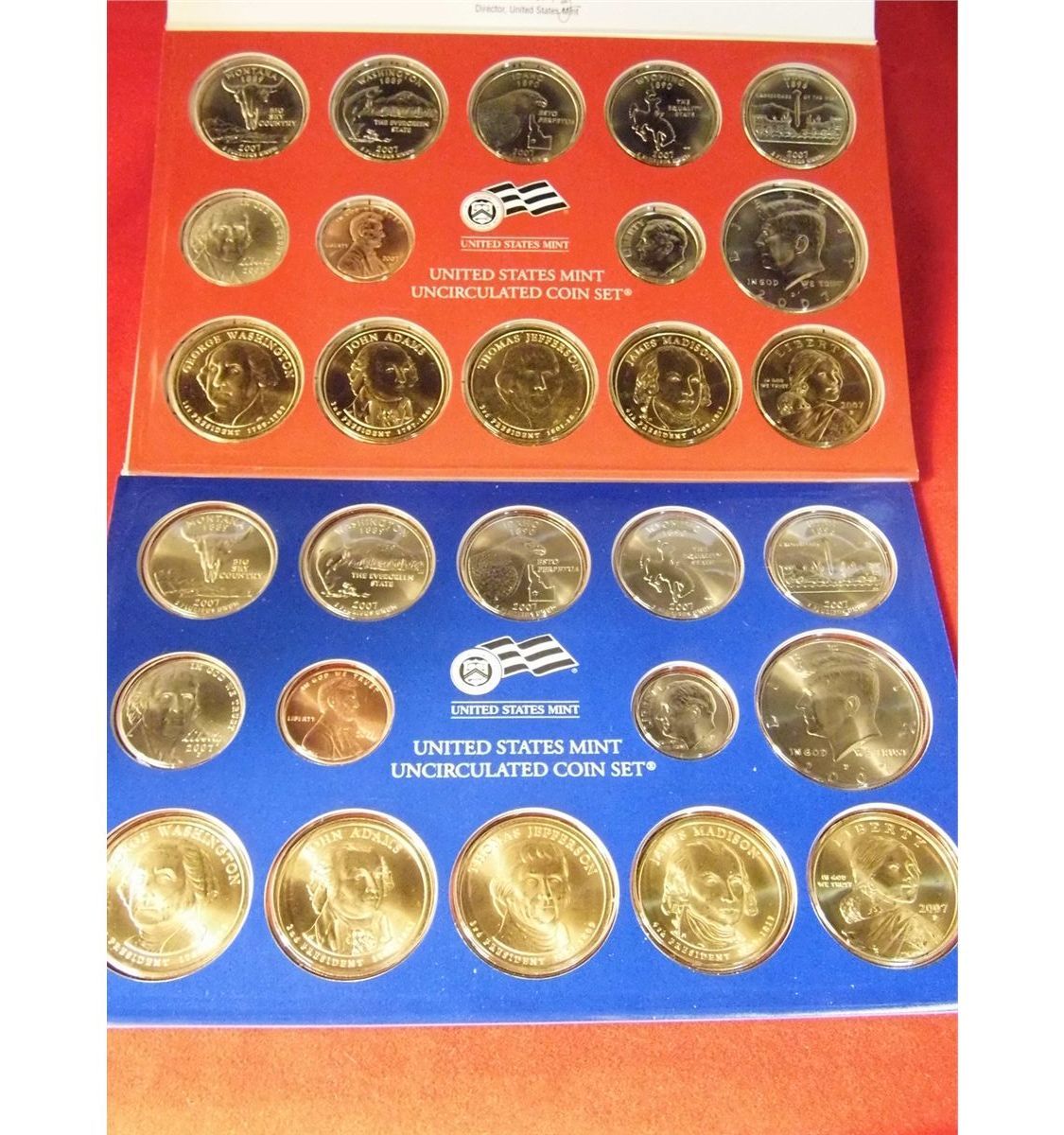 2007 US Mint Uncirculated Coin Set - Denver and Philadelphia