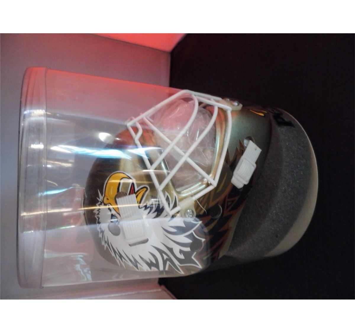 Eddie "The Eagle" Belfour #20 autographed mini goaltender mask - Dallas ...