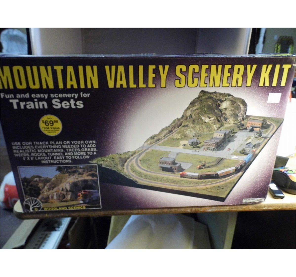 Mountain Valley Scenery Kit - S928 by Woodland Scenics - 4 x 8 Layout