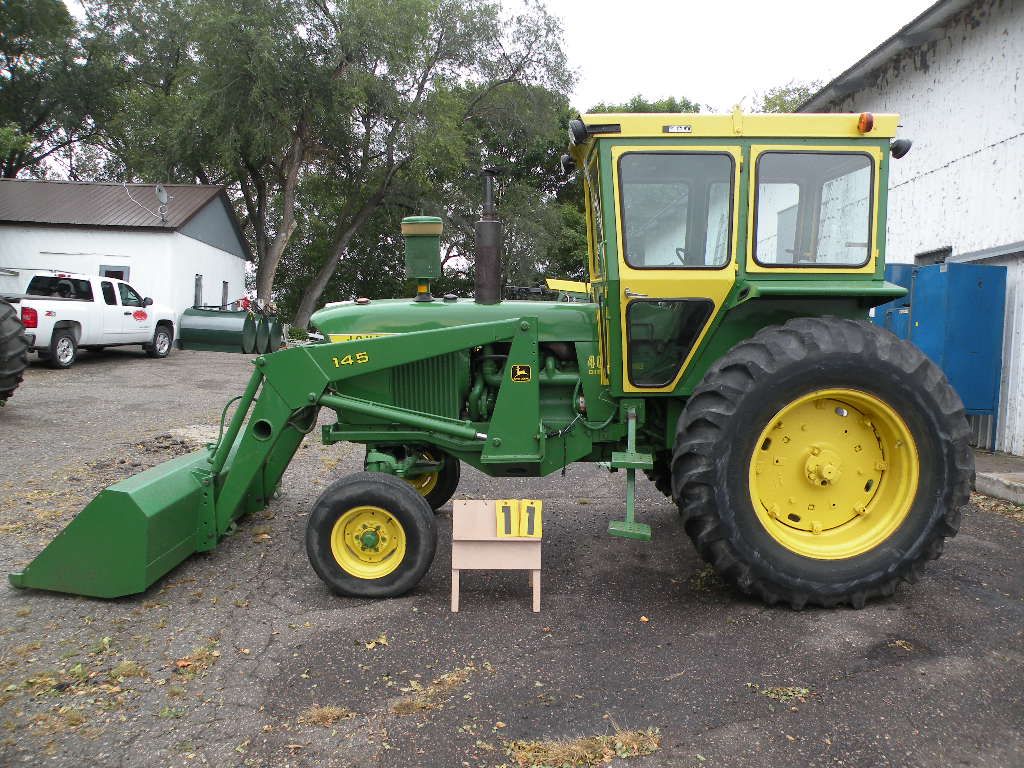 John Deere 4010 tractor, SN# 21T2413 3pt, Cozy cab, 145 all hyd loader ...