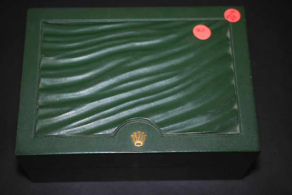 Green Men's Rolex Box; EMPTY; EST. $200-250